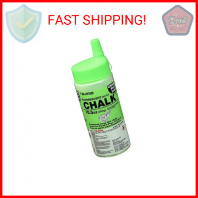 TAJIMA Micro Chalk - Fluorescent Green 10.5 oz (300g) Ultra-Fine Snap ...