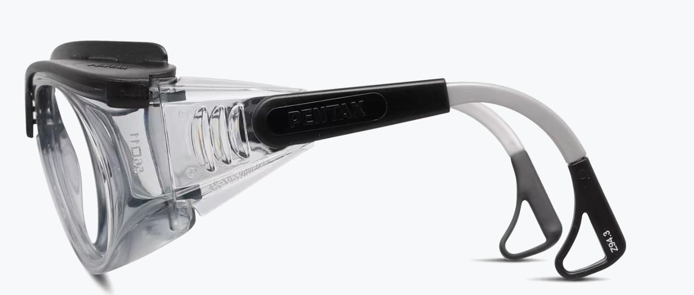 PENTAX EAGLE BLACK/GRAY/CLEAR Z87-2+ EYEGLASSES SUNGLASSES FRAMES 56-11 ...