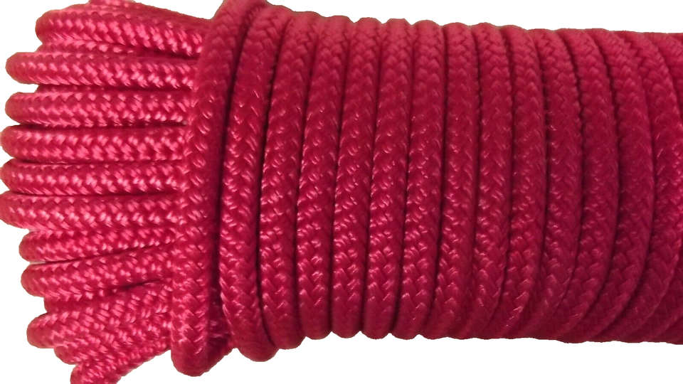 1/4" (6mm) x 100' Sail/Halyard Line, Double Braid Polyester, Sheets, Boat Rope | eBay