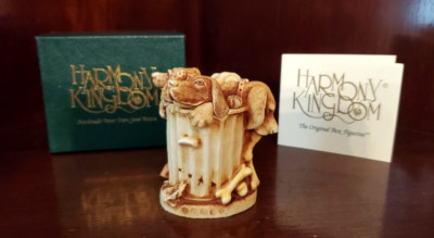 HARMONY KINGDOM "NIC NAC PADDY WAC" DOGS TRINKET BOX FIGURINE- COA ...