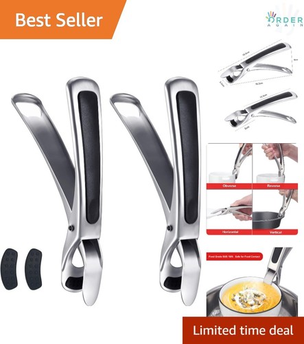 Stainless Steel Plate Gripper Set of 2 for Instant Pot Microwave Oven ...