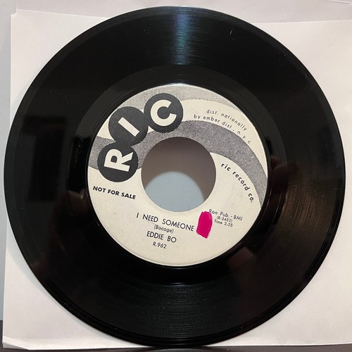 EDDIE BO - I Need Someone / Hey There Baby (1959) - 7" Vinyl Record ...