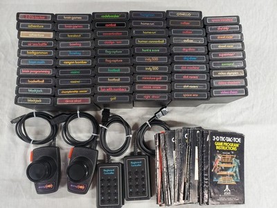 Atari 2600 Complete Text Label Game Set w/14 Variants -Complete With ...