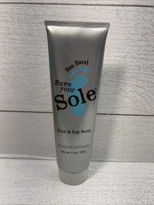 BeautiControl Save Your Sole Sea Sand Foot & Leg Scrub NEW Full Size 5 ...
