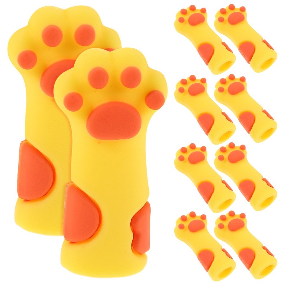 10 Pcs Silicone Cuticle Scissors Caps Sleeves Manicure Tool Covers ...