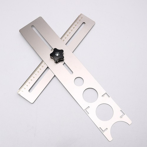 Ceramic Tile Hole Locator Ruler Punching Hand Tool for Ceramics Wall ...