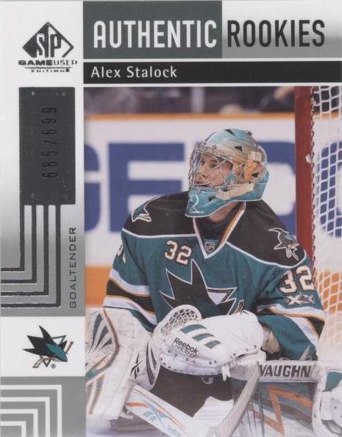 2011-12 SP Game Used Edition - Authentic Rookies Alex Stalock #107 /699 ...