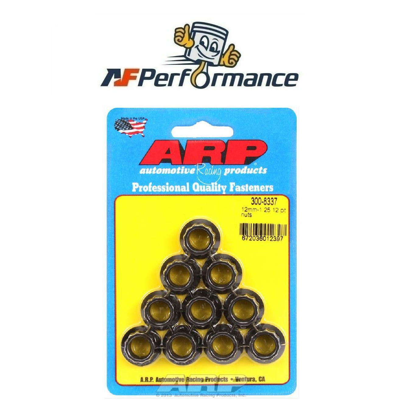 ARP 12-point Nut Kit M12 x 1.25 # 300-8337 | eBay