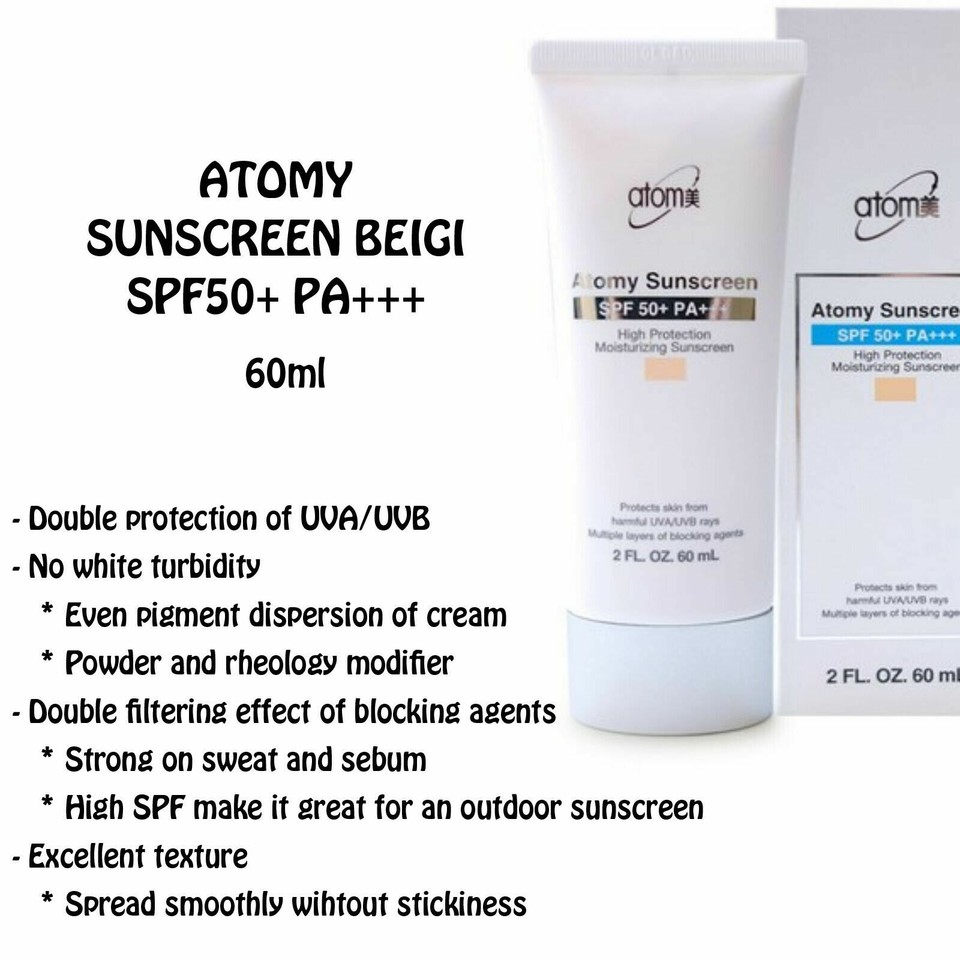 [Atomy] Sunscreen Beige - 60ml ⭐Tracking⭐ | eBay