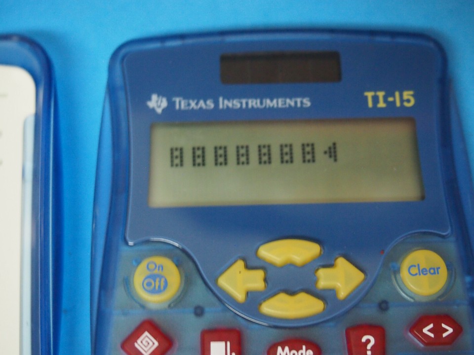 Texas Instruments TI-15 Explorer Elementary Scientific Calculator Kids ...