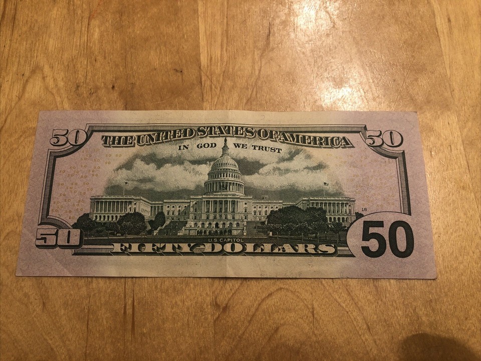 2017a us 50 dollar Star Note United States Currency District B NYC | eBay