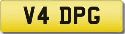 DPG VA VAD PG DG V4 Private CHERISHED Registration Number Plate RARE 5 ...