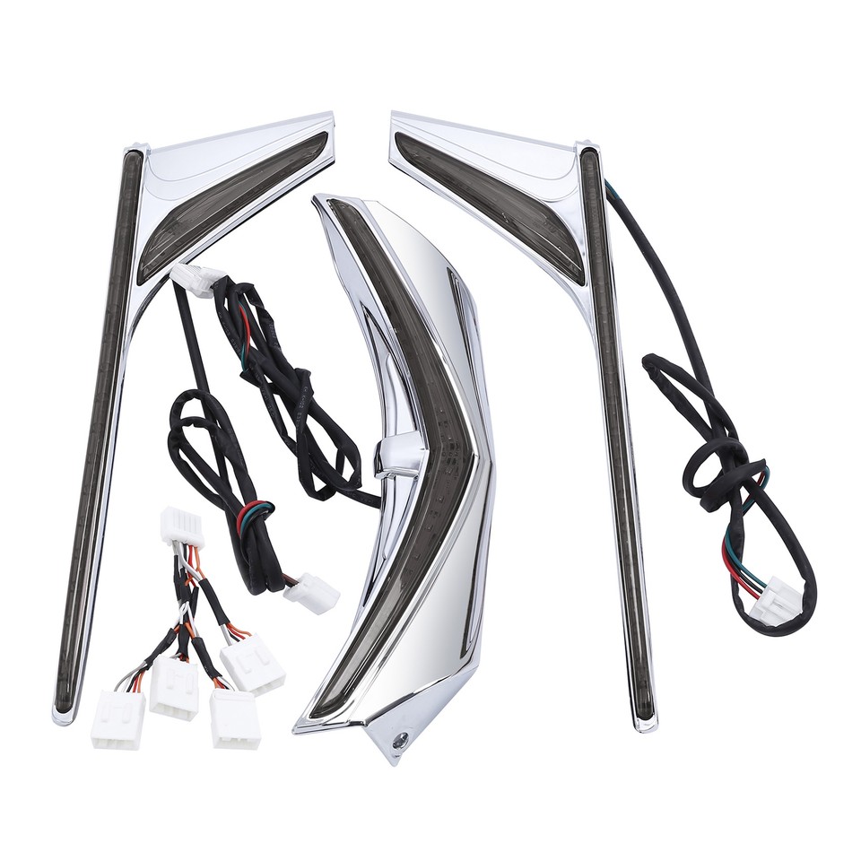 Fender Tip Brake LED Light Strips Fit For Honda GL1800 12-17 F6B 13-17 ...