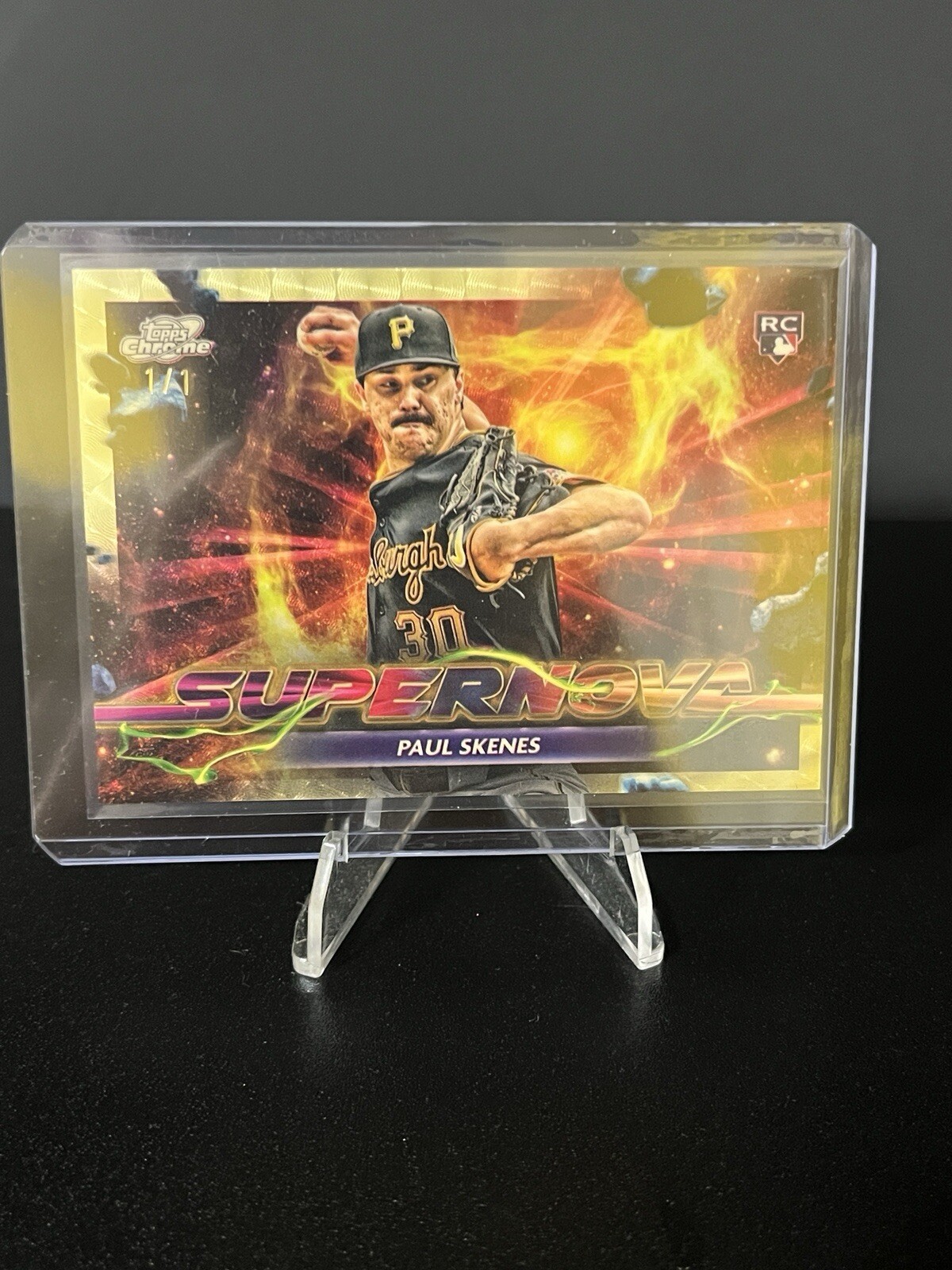 2024 Topps Chrome Cosmic Paul Skenes Supernova Case Hit SUPERFRACTOR 1/1 | eBay