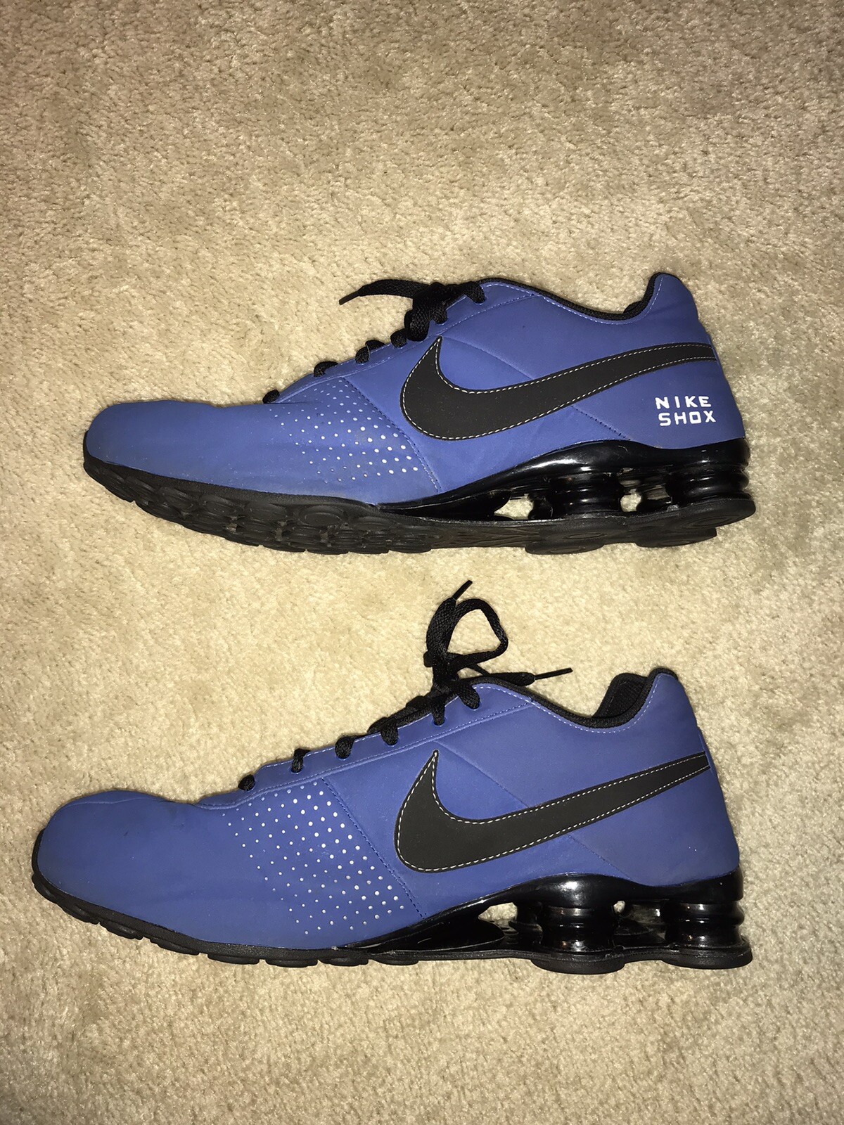 Nike Shox Shocks Deliver Blue + Black Men’s Size 13 Athletic Running ...