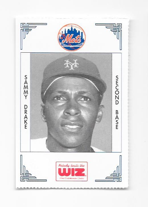 SAMMY DRAKE 1991 METS THE WIZ # 99 NEW YORK METS FREE SHIPPING | eBay