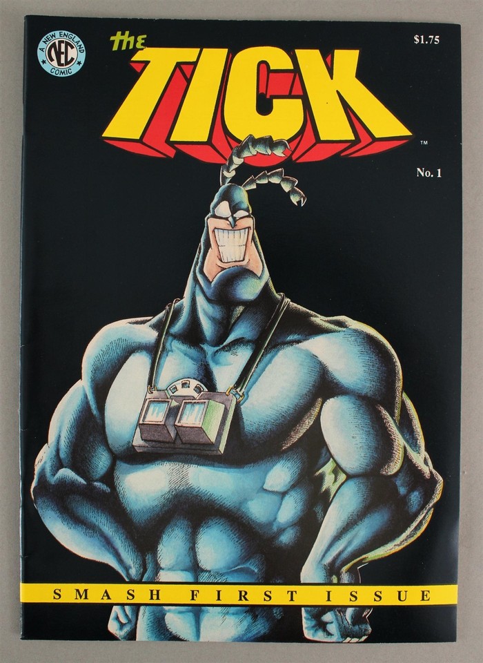 Vintage New England THE TICK Comic Books Ben Edlund Smash 1st Issue ...