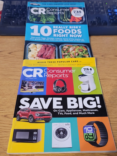 (2) 2025 Consumer Reports Magazines Lot | eBay