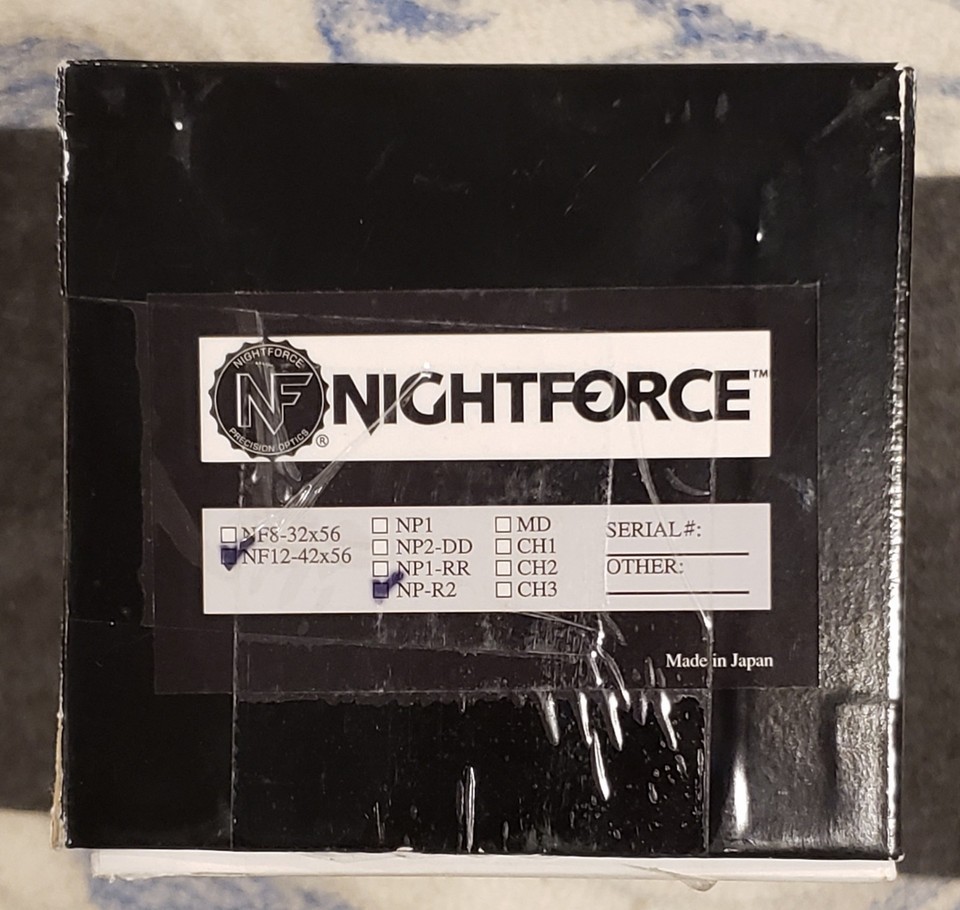 Nightforce 12-42X56 NP-R2 illuminated Riflescope - Factory Certified ...