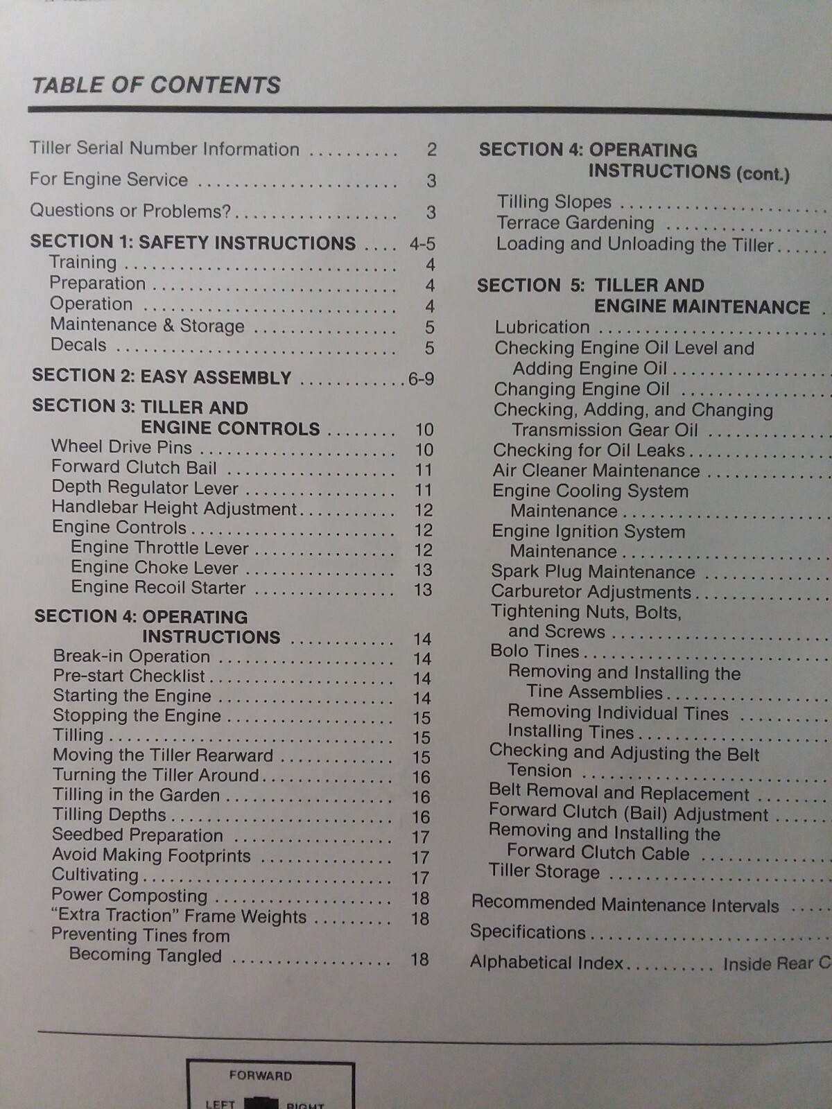 Troy-Bilt TUFFY Roto Tiller Garden 12060 12065 Owner & Parts (2 Manual ...