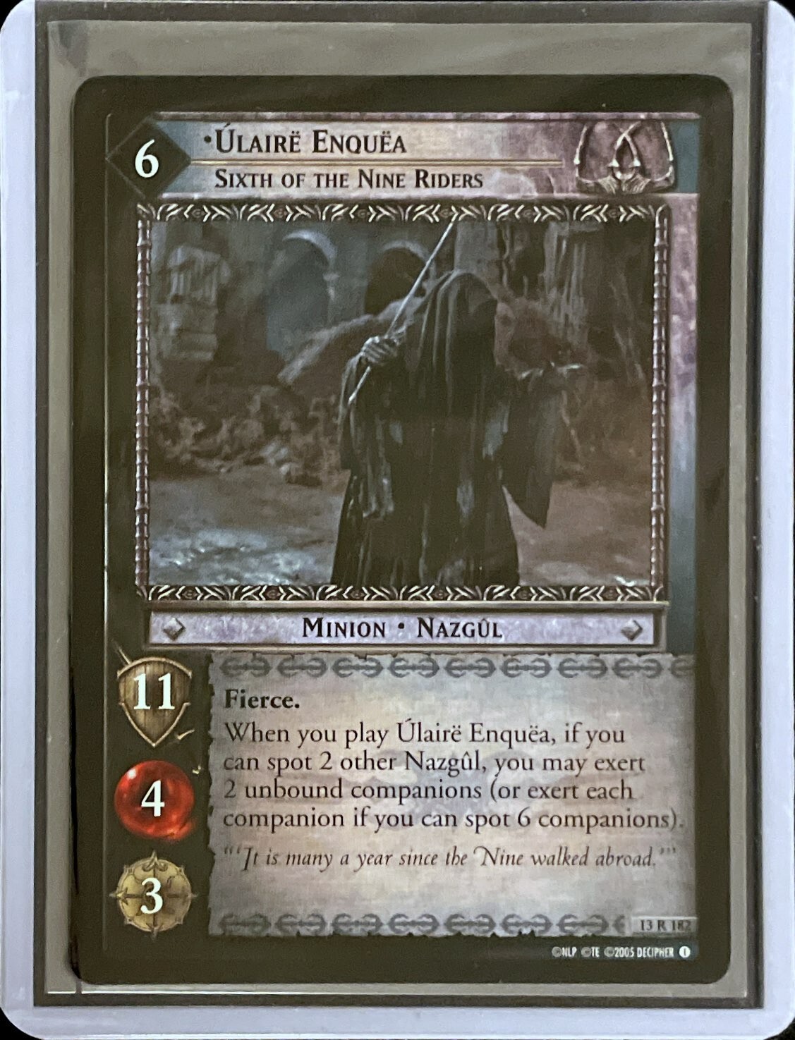 LOTR TCG: Ulaire Enquea - Sixth of the Nine Riders - 13R182 | eBay