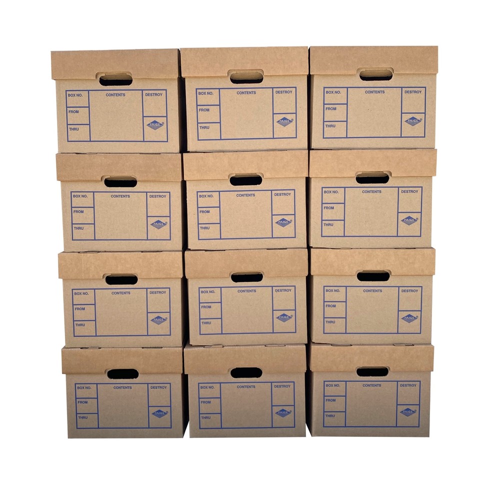 UBMOVE Office Moving Storage Boxes (12 Pk) Miracle File Moving Boxes ...
