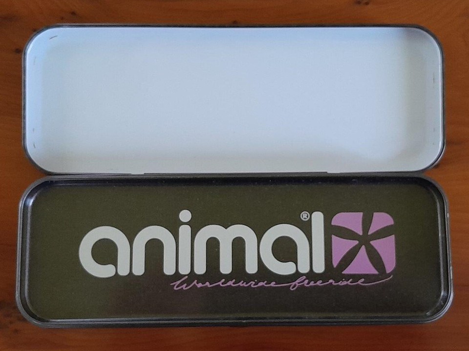 Small Rectangular Metal Box / Container / Pencil Case With Insert From ...