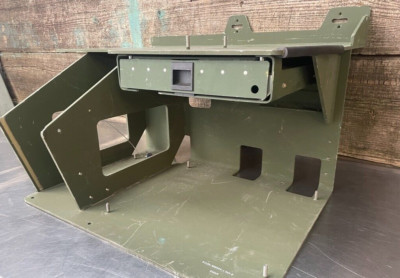 HMMWV M998 SINCGARS Radio Electric Mount Tray Shelf Rack BFT Doghouse ...