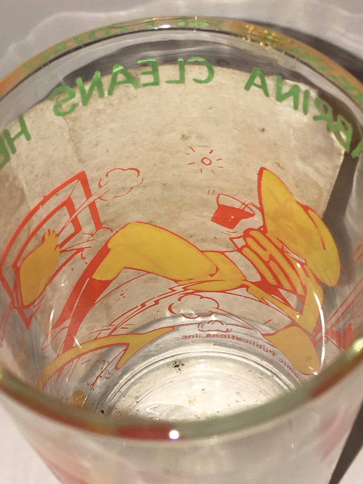 Archie Comics Welch’s Label Glass 1971 Sabrina Cleans Her Room Grape ...
