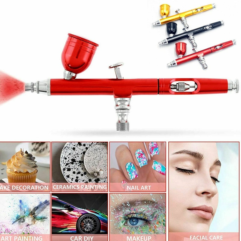 0.3mm Dual Action Airbrush Kit Air Brush Compressor Paint Spray Gun ...