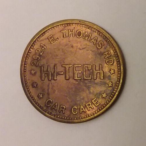 Hi-Tech Car Wash Phoenix, AZ Token 25mm | eBay