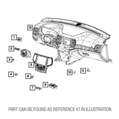 Genuine OEM Mopar USB Port Auxiliary Media Hub For Jeep Grand Cherokee ...