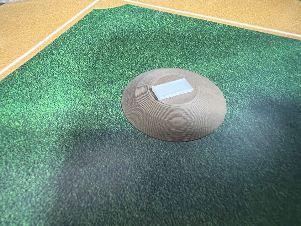 Set of HO Scale Baseball Bases and Pitcher's Mound - Model Train ...