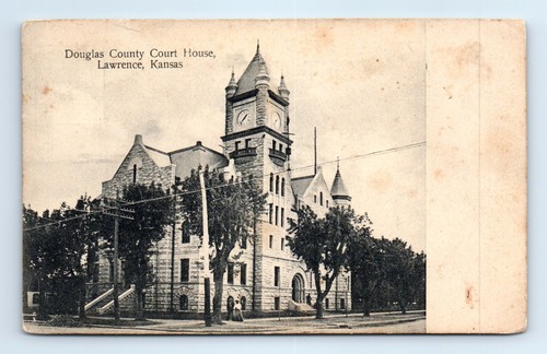 LAWRENCE, KS Postcard - DOUGLAS COUNTY COURT HOUSE | eBay