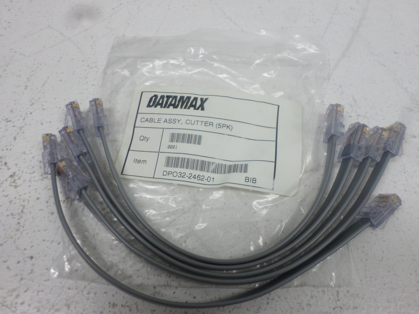 GENUINE Datamax 5 Pack Cable Assembly, Cutter for I-Class DPO32-2462-01 ...