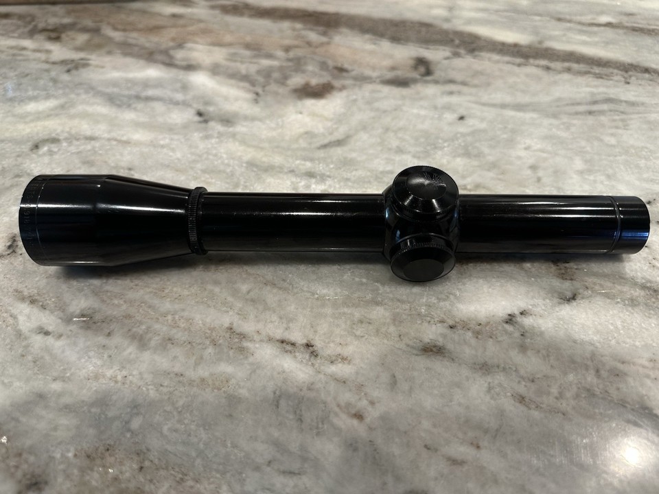 Leupold M7 3X Fixed Power Gloss 3 Vintage Crosshair reticle Rifle Scope ...