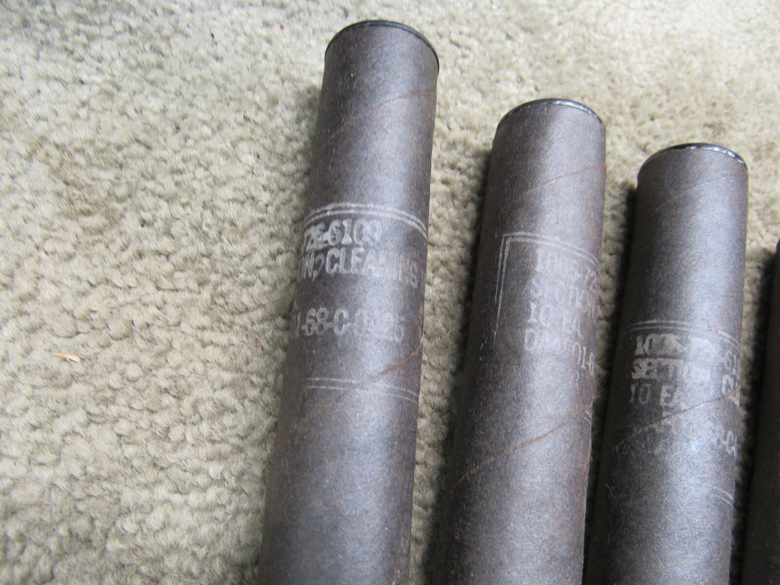 US Vietnam Era 30 Caliber Cleaning Rods Sealed Tube Of 10 Each 1968 ...