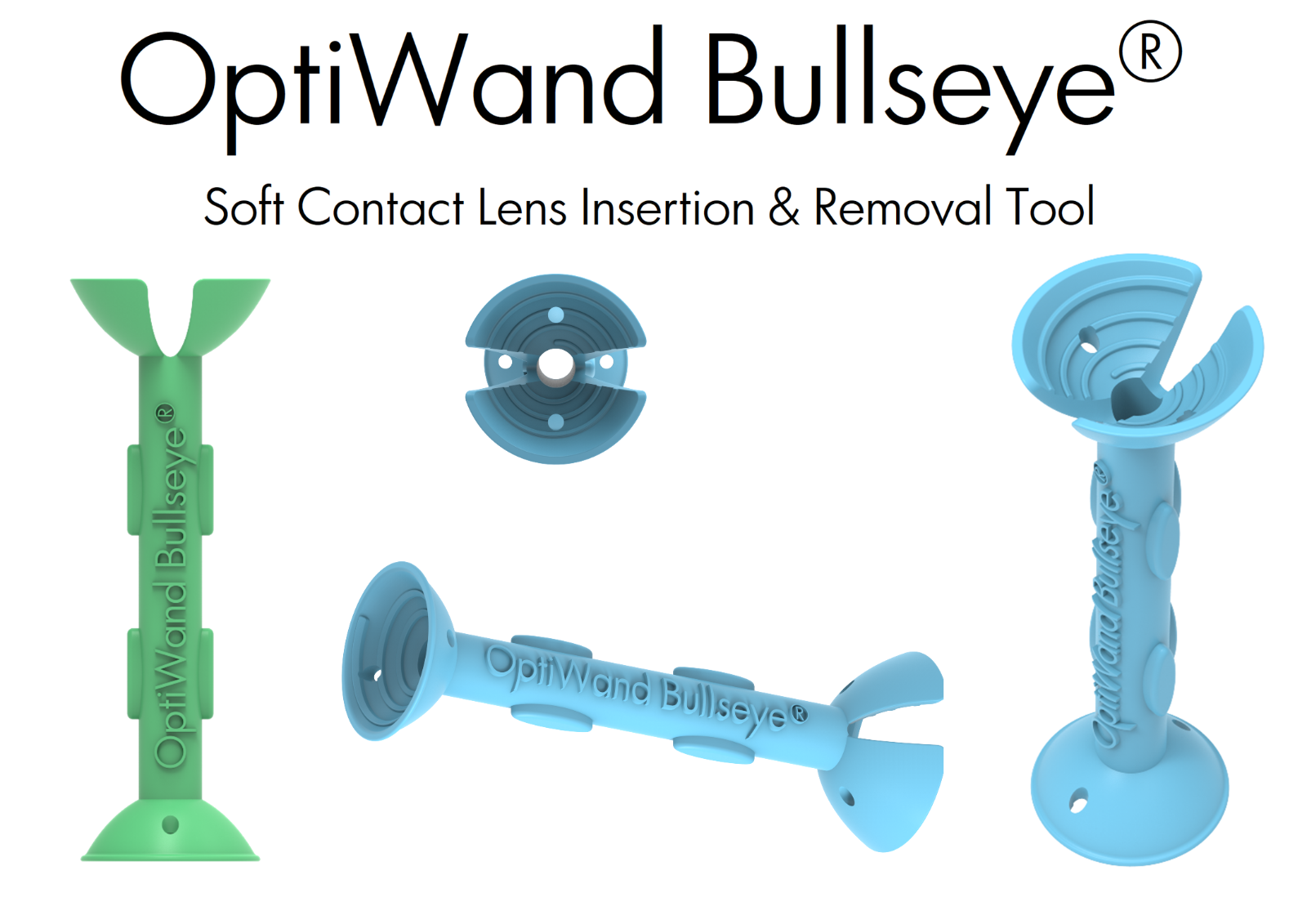 OptiWand Bullseye 2 pack soft contact lens insertion removal tool | eBay