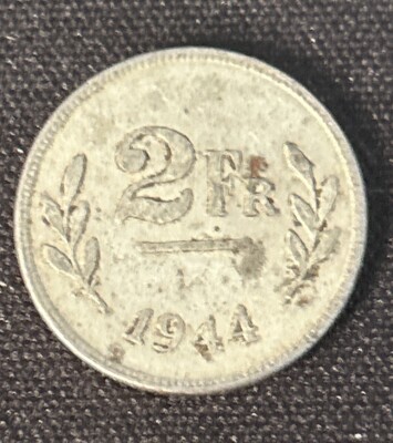 1944 Belgium 2 Francs KM#133 2FR Belgie Kayihan coins **Reduced!** | eBay