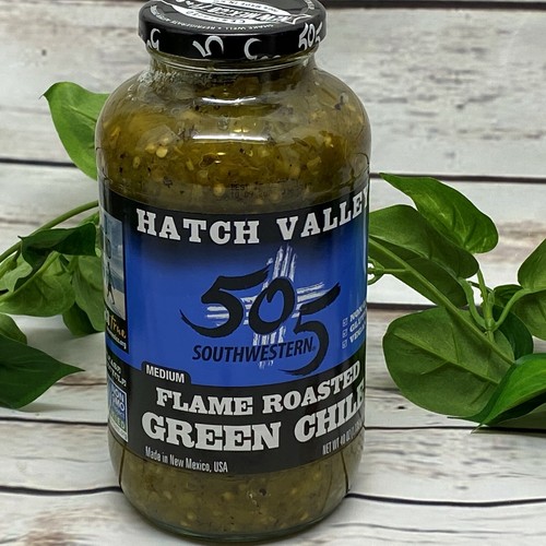40 Oz Jar Hatch Valley 505 Southwestern Flame Roasted Green Chile ...