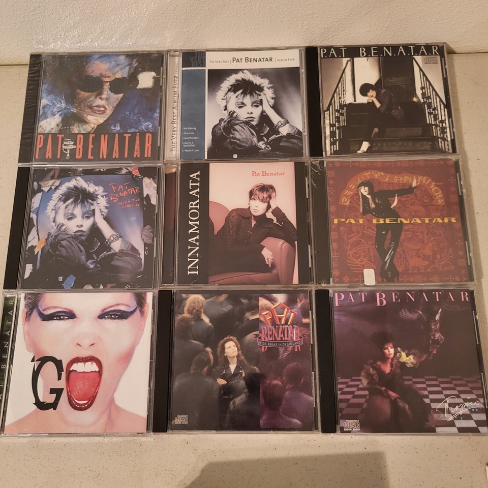 Pat Benatar CD Lot of 15 CDs - Precious Time, Best Shots, Get Nervous ...
