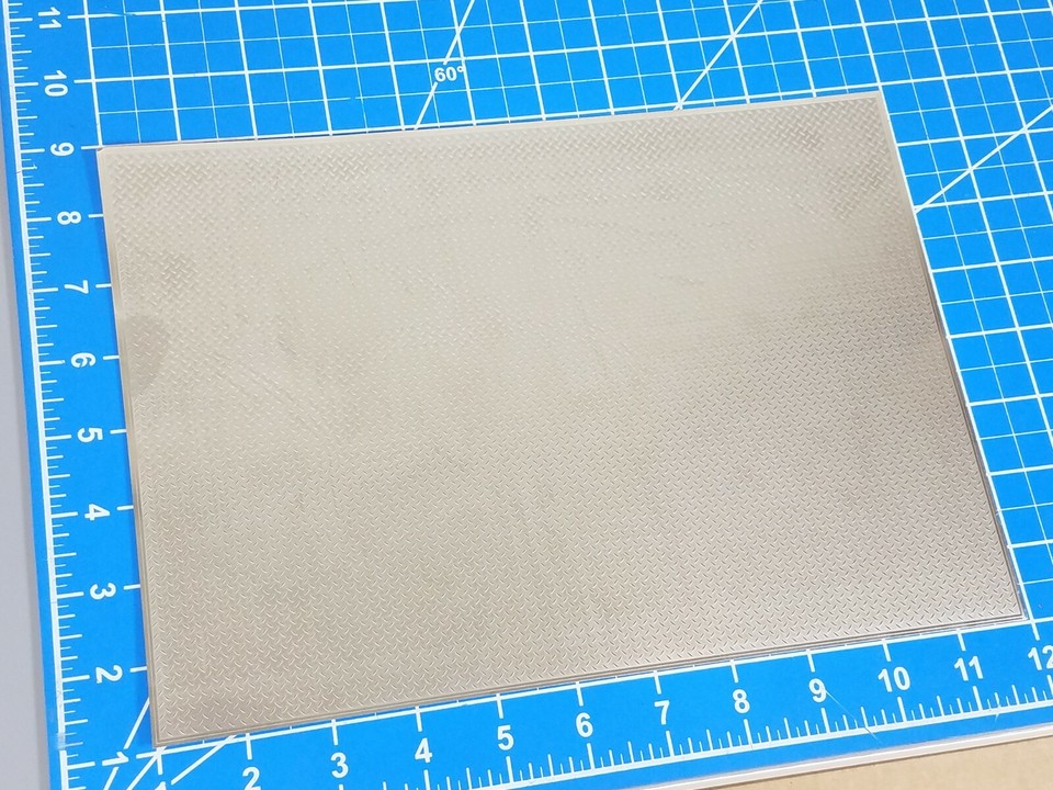 Stainless Skid Frame Rail Chassis Cover Plate 28cm x 20cm Tamiya RC 1/ ...