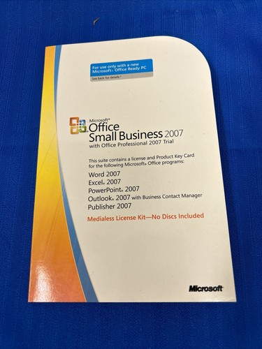 Microsoft Office - Small Business 2007 includes licence | eBay