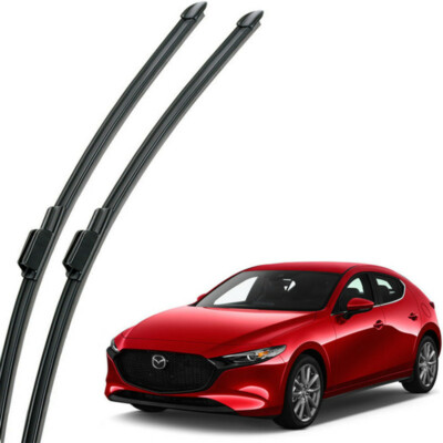 New Set OEM Front Windshield Wiper Blades For 2019-2022 Mazda 3 Axela ...