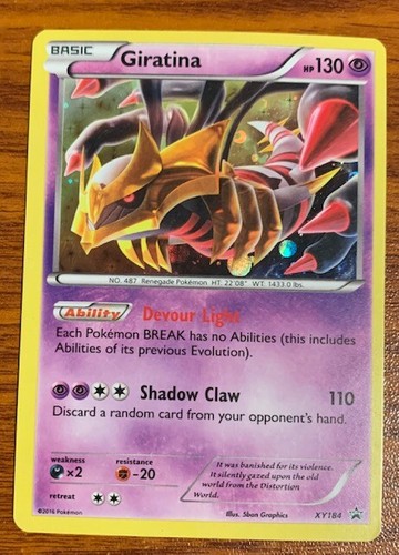 2016 Pokemon XY Promo Holo Giratina #XY184 Used. | eBay