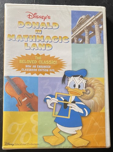 Disney’s-Donald In Mathmagic Land-Enhanced Classroom Edition-DVD-New ...