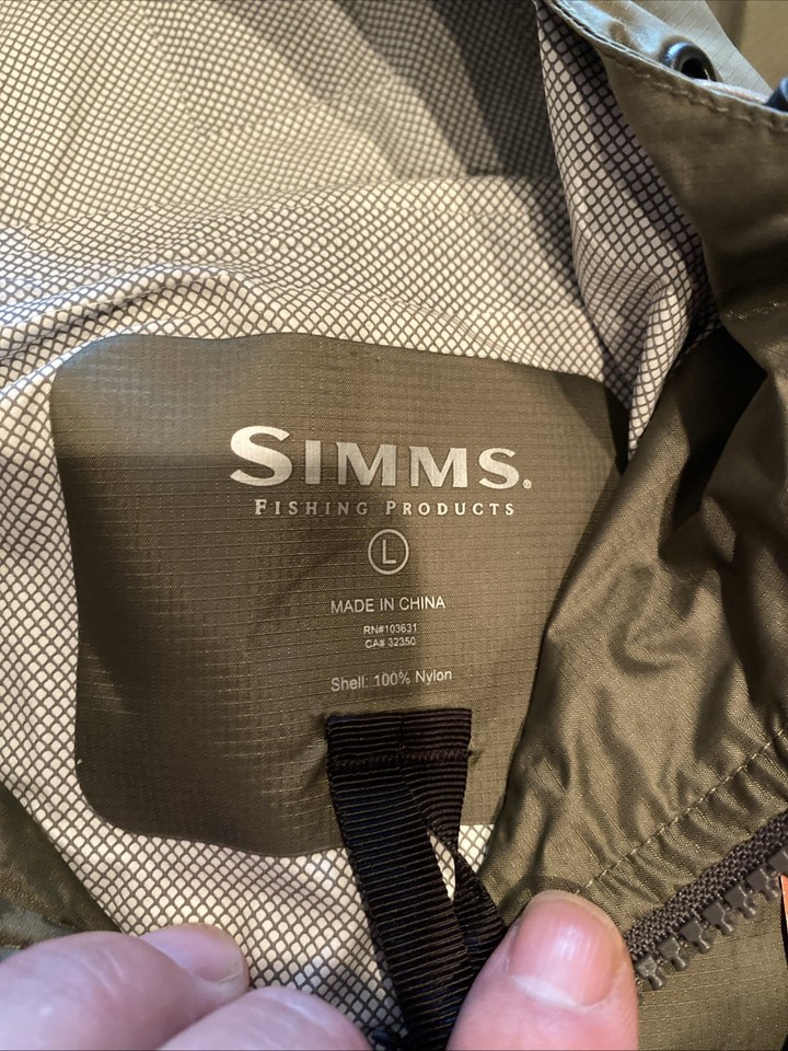 Brand New Custom One Of A King Simms Fishing Modelo Rain Jacket Mens ...