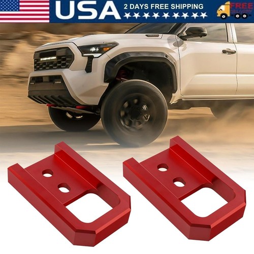 Front Tow Hooks for Toyota Tacoma 2024-2026 4Runner 2025-2026 Red Left ...