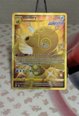 Octillery (178/163) Gold Secret Rare Pokemon TCG SWSH Battle Styles NM ...