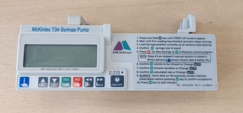 CME Mckinley T34 syringe pump without battery | eBay UK
